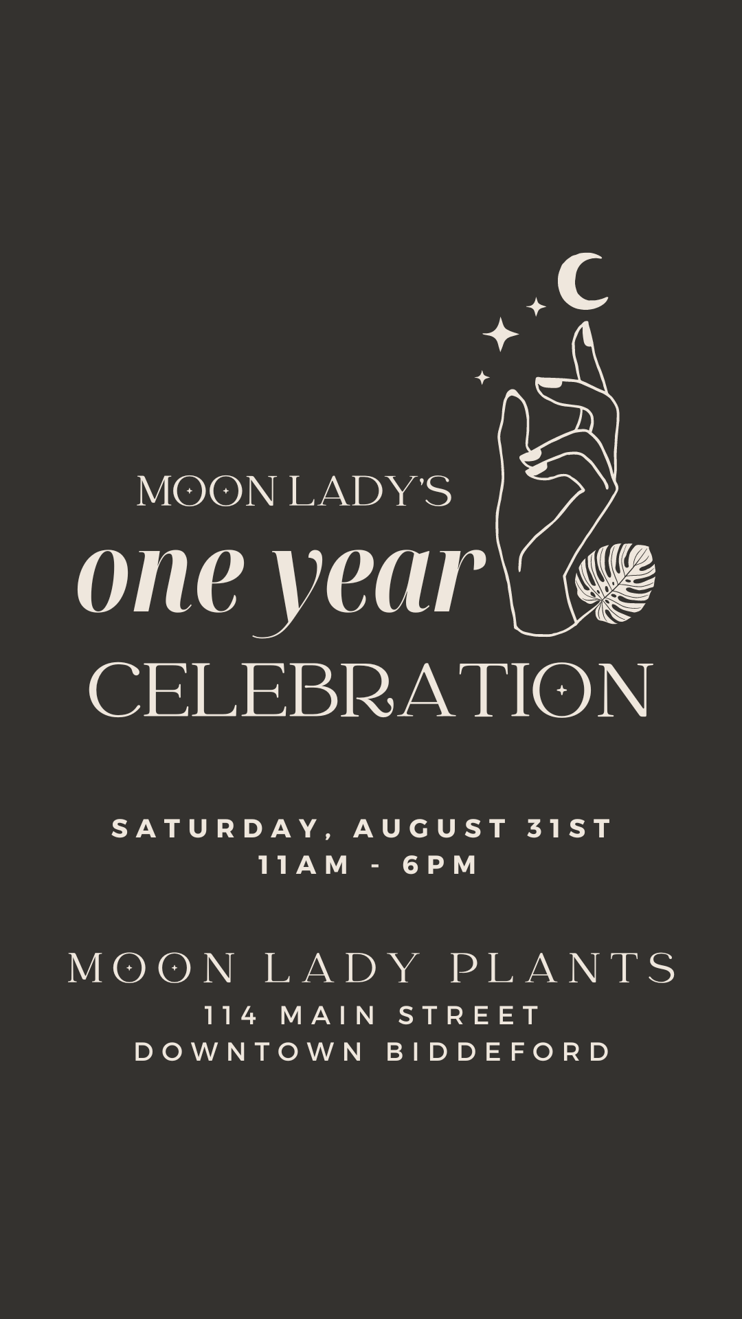 Moon Lady's One Year Celebration Raffle | MOON LADY PLANTS